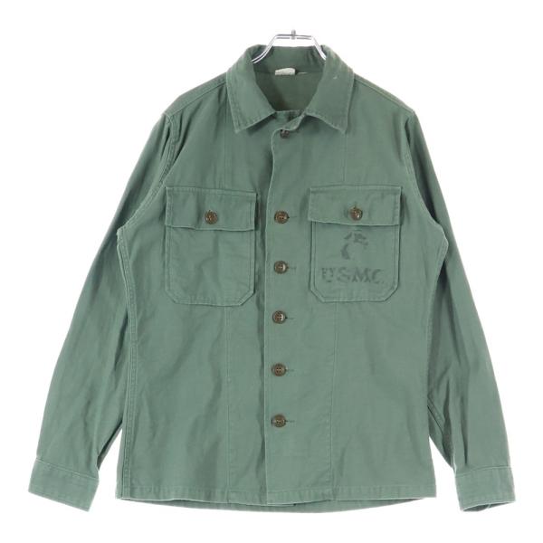 [商品番号]2925L060009[ブランド]VINTAGE（ヴィンテージ）[モデル]U.S.M.C. UTILITY SHIRT マリンコ ユーティリティ シャツ カーキ[販売店舗]BRING オンラインショップ
