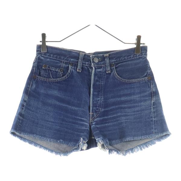 [商品番号]2925L260002[ブランド]Levi's（リーバイス）[モデル]501 ATYPE CUT OFF BIGE 不均等V 両面タブ ボタン裏4 タイプ物 カットオフ Vステッチ ショートデニムパンツ ブルー[販売店舗]BRI...