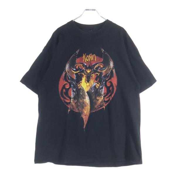 [商品番号]2926A160011[ブランド]VINTAGE（ヴィンテージ）[モデル]00s KORN HEARTBURN TEE コーン フロントプリント 半袖Tシャツ ブラック[販売店舗]BRING オンラインショップ
