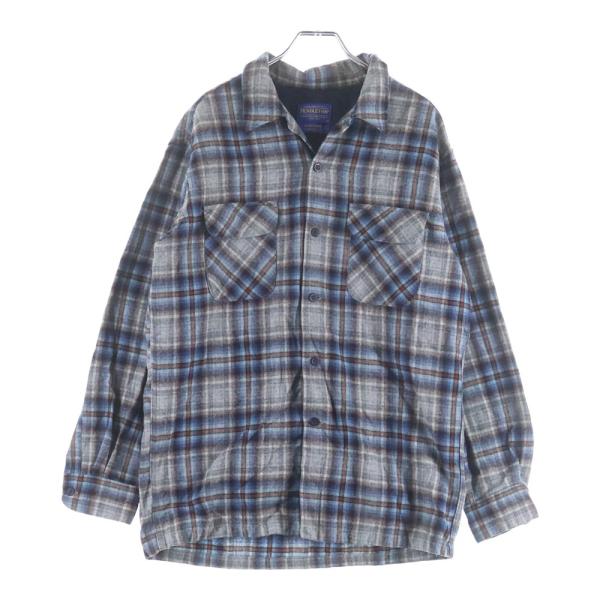 [商品番号]2926B050005[ブランド]PENDLETON（ペンドルトン）[モデル]90-00S WOOL CHECK L/S BOARD SHIRT ウール チェック 長袖 ボードシャツ ブルー/グレー/ブラウン 70Z718 11...