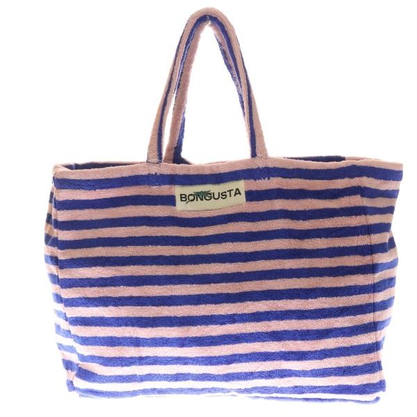 [商品番号]2926B140030[ブランド]UNITED ARROWS（ユナイテッドアローズ）[モデル]BONGUSTA NARA TOTE BAG ボングスタ タオルトートバッグ ピンク/ブルー 1988-399-2638-3100[販...