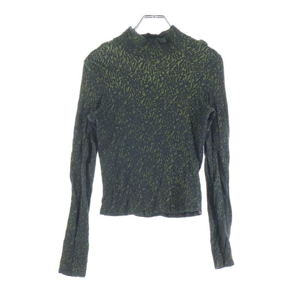 [商品番号]2926B160005[ブランド]ECKHAUS LATTA（エコーズラッタ）[モデル]総柄モックネックシアートップ グリーン レディース[販売店舗]BRING オンラインショップ