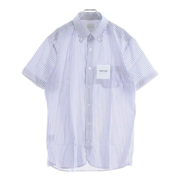 [商品番号]2926B210064[ブランド]MACKINTOSH PHILOSOPHY（マッキントッシュフィロソフィー）[モデル]TROTTER SHORT SLEEVE SHIRT H1M51-217-24 トロッター ストライプ 半袖...