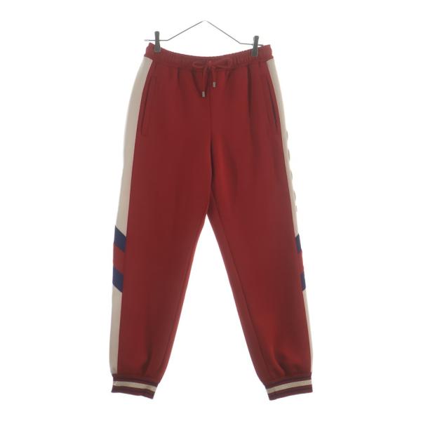 [商品番号]2926D170017[ブランド]GUCCI（グッチ）[モデル]Neoprene Track Webbed Pant サイドロゴ トラックパンツ レッド 715190[販売店舗]BRING 原宿店