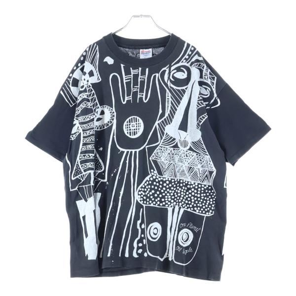 [商品番号]2926E050033[ブランド]VINTAGE（ヴィンテージ）[モデル]90S OLUJIMI ART ONE PLANET ONE PEOPLE OVER PRINT TEE 1993 アート オーバープリント 半袖Tシャツ...