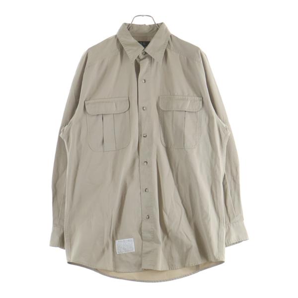 [商品番号]2926E080008[ブランド]WILLIS&amp;GEIGER（ウィルスガイガー）[モデル]90S COTTON BUSH POPLIN L/S SHIRT 香港製 コットン 長袖シャツ ベージュ[販売店舗]AWESOME...