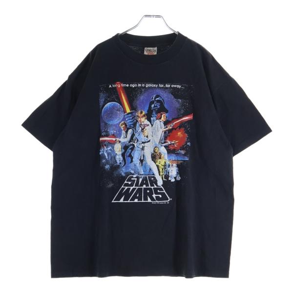 [商品番号]2926I230087[ブランド]VINTAGE（ヴィンテージ）[モデル]90S STARWARS EP4 1993 スターウォーズ 新たなる希望 フロントプリント 半袖Tシャツ カットソー ブラック[販売店舗]BRING オン...