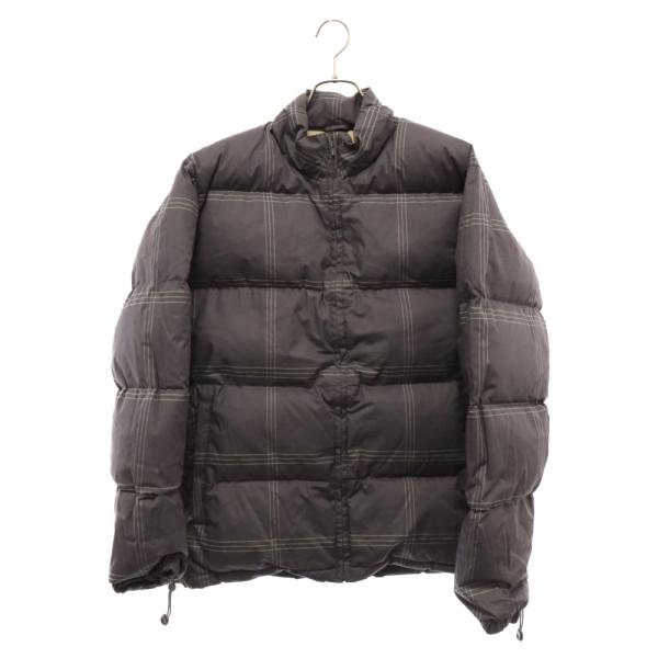 STUSSY ステューシー 90s チェックダウンジャケット 紺タグ STUSSY ステューシー 90s チェックダウンジャケット 紺タグ