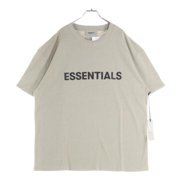 [商品番号]3025I060088[ブランド]FEAR OF GOD ESSENTIALS（フィアオブゴッド エッセンシャルズ）[モデル]S/S T-SHIRT フロントラバーロゴ 半袖Tシャツ ベージュ[販売店舗]BRING札幌店