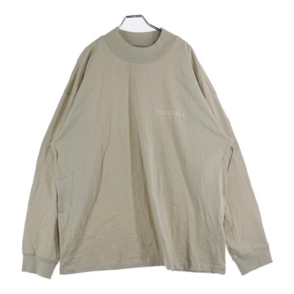 [商品番号]3025I220013[ブランド]FEAR OF GOD ESSENTIALS（フィアオブゴッド エッセンシャルズ）[モデル]L/S T-SHIRT フェルトロゴ 長袖Tシャツ ロンT ベージュ[販売店舗]BRINGアメリカ村店