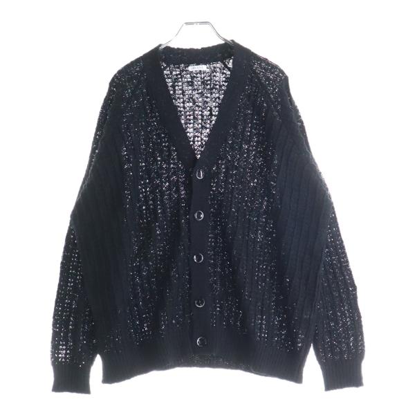 [商品番号]3025J050020[ブランド]AROUSAL（アローサル）[モデル]Cardigan シースルー ネップカーディガン ブラック 23FW-KT02[販売店舗]BRING 渋谷店