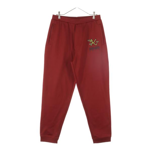 [商品番号]3025J070013[ブランド]KENZO（ケンゾー）[モデル]Logo Embroidered Elasticated Track Pants ロゴ刺繍 トラックパンツ バーガンディ FC65PA7904IP[販売店舗]BR...