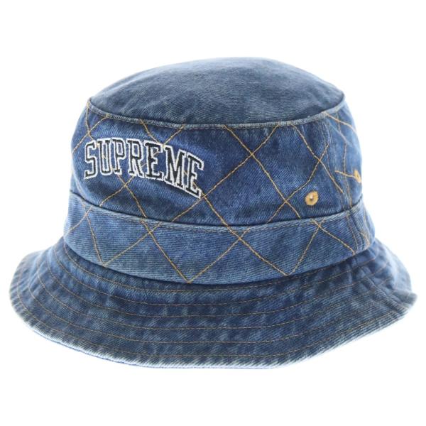 [商品番号]3025L070007[ブランド]SUPREME（シュプリーム）[モデル]18AW Diamond Stitch Crusher デニムバケットハット 帽子 インディゴ[販売店舗]BRING 渋谷店