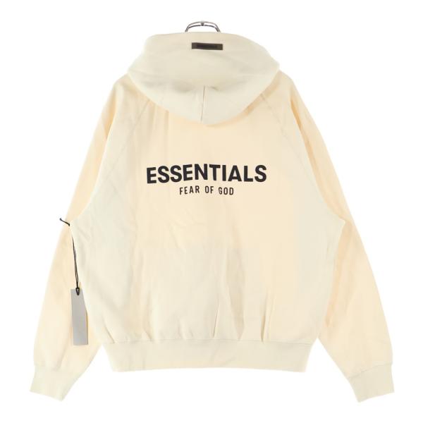 [商品番号]3025L110038[ブランド]FEAR OF GOD ESSENTIALS（フィアオブゴッド エッセンシャルズ）[モデル]HOODIE ラバーロゴ プルオーバースウェットパーカー フーディー アイボリー[販売店舗]BRING...