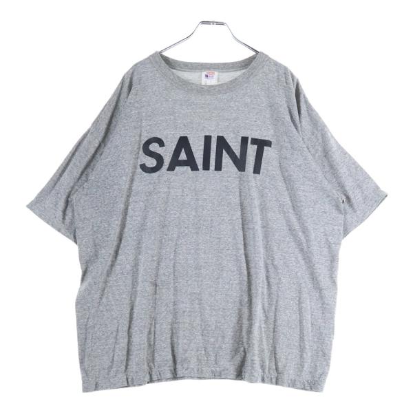 [商品番号]3025L170016[ブランド]SAINT MICHAEL（セントマイケル）[モデル]25SS SS TEE SAINT ロゴプリント 半袖Tシャツ グレー SM-HR8-0000-087[販売店舗]BRING渋谷ANNEX店