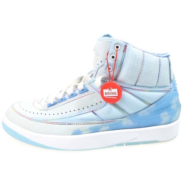 [商品番号]3026A090020[ブランド]NIKE（ナイキ）[モデル]×J.BALVIN AIR JORDAN2 RETRO SP DQ7691-419 Jバルビン エアジョーダン2 レトロ ハイカットスニーカー ブルー US8.5/2...