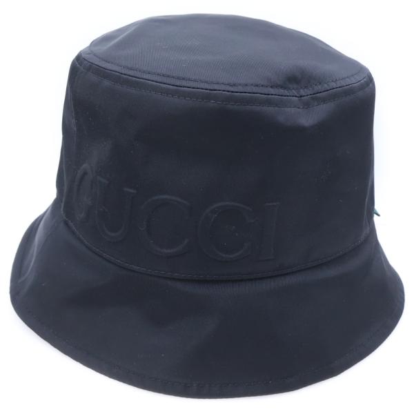 [商品番号]3026A190032[ブランド]GUCCI（グッチ）[モデル]Nylon Bucket Hat ナイロンバケットハット 帽子 ブラック 813534 4HBD0[販売店舗]BRING札幌店