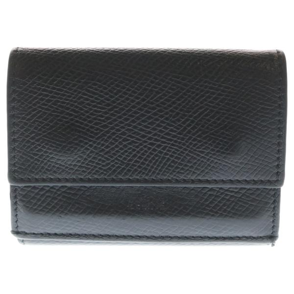 [商品番号]3026A210022[ブランド]CELINE（セリーヌ）[モデル]Folded Compact Wallet フォールデッド コンパクトウォレット 三つ折り財布 ブラック F-FG.1293[販売店舗]BRING仙台店