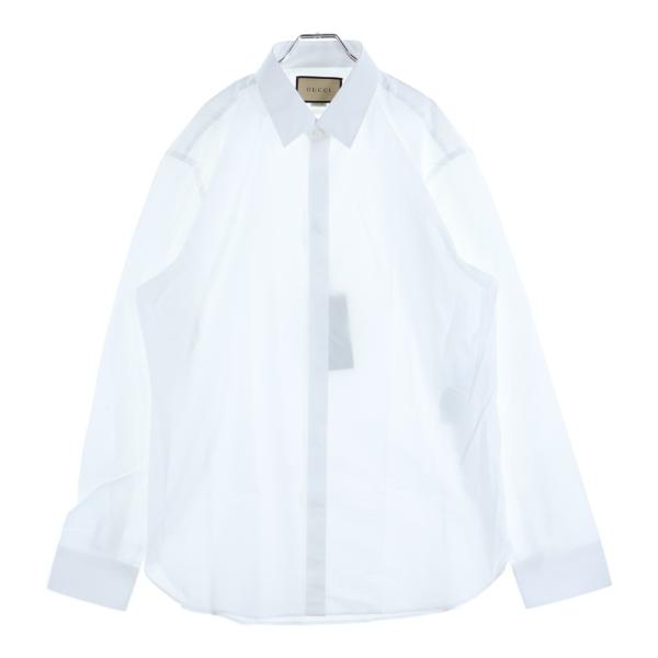 [商品番号]3026A250068[ブランド]GUCCI（グッチ）[モデル]Monogram GG Shirt GG総柄 長袖シャツ ホワイト 699561 ZAIFQ[販売店舗]BRING梅田茶屋町店
