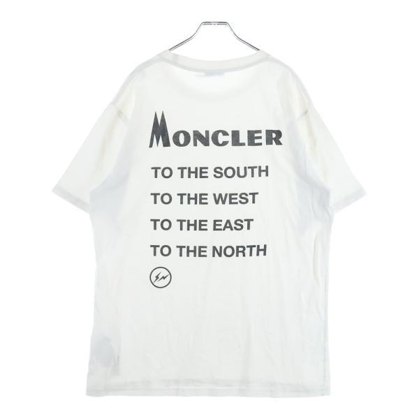 [商品番号]3026B030043[ブランド]MONCLER（モンクレール）[モデル]18AW ×FRAGMENT HIROSHI FUJIWARA MAGLIA T-SHIRT 藤原ヒロシ フラグメント 半袖Tシャツ ホワイト D209U...