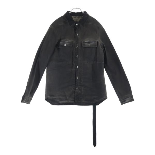 [商品番号]3026B050058[ブランド]DRKSHDW（ダークシャドウ）[モデル]OUTERSHIRT コーティング加工 長袖デニムシャツ デニムジャケット グレー DU01C6755-SDK[販売店舗]BRING渋谷ANNEX店