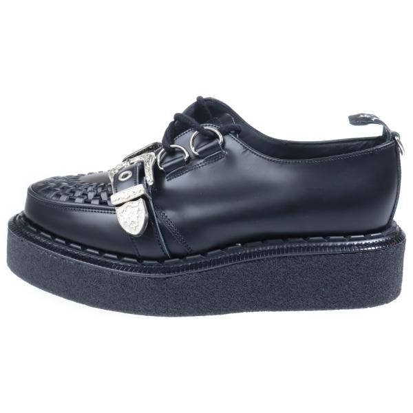 [商品番号]3026B090007[ブランド]LIBERE（リベーレ）[モデル]×GEORGE COX BELTED SKIPTON ジョージコックス ベルトッド スキプトン バックル レースアップシューズ ブラック 15495[販売店舗]...