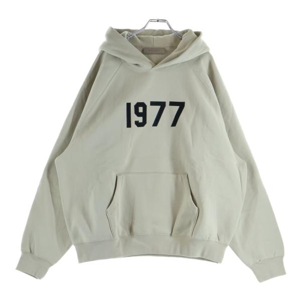 [商品番号]3026B100046[ブランド]FEAR OF GOD ESSENTIALS（フィアオブゴッド エッセンシャルズ）[モデル]HOODIE 1977 フェルトロゴ プルオーバースウェットパーカー フーディー ベージュ[販売店舗]...