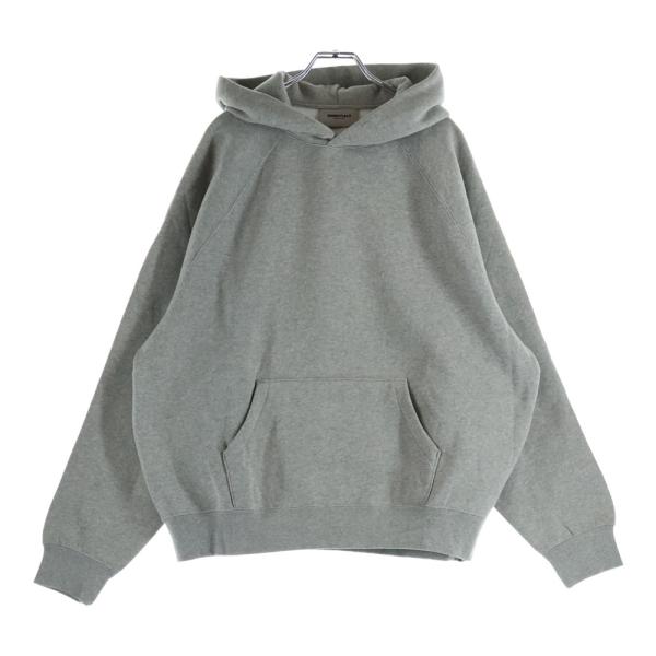 [商品番号]3026B100049[ブランド]FEAR OF GOD ESSENTIALS（フィアオブゴッド エッセンシャルズ）[モデル]HOODIE ラバーロゴ プルオーバースウェットパーカー フーディー グレー[販売店舗]BRING札幌店