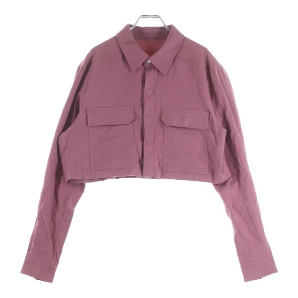 [商品番号]3026B190009[ブランド]Rick Owens（リックオウエンス）[モデル]CROPPED OUTERSHIRT クロップド アウターシャツ 長袖シャツジャケット ピンク RP02D3245-FL[販売店舗]BRING 新宿店