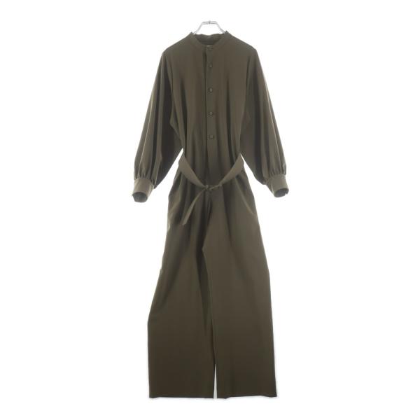 [商品番号]3026C100005[ブランド]HYKE（ハイク）[モデル]カラーレスデザイン ベルト付き ジャンプスーツ オールインワン レディース カーキ16179-0901[販売店舗]BRING オンラインショップ