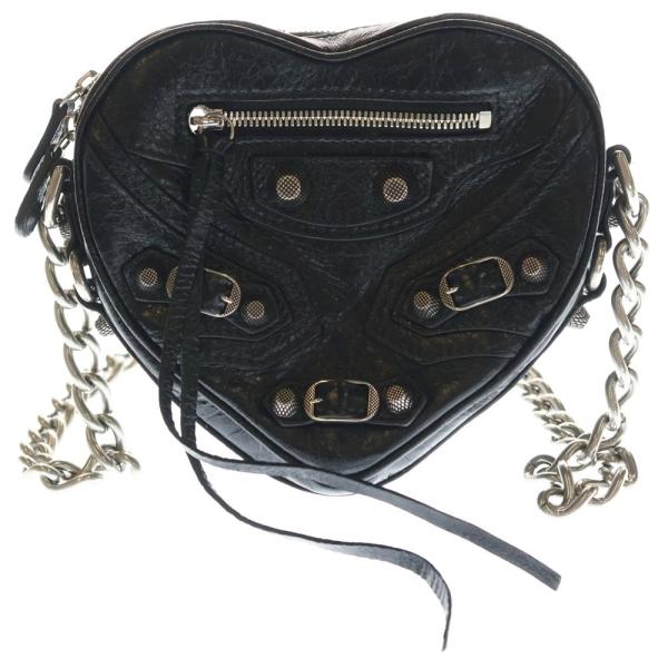 [商品番号]3026C190011[ブランド]BALENCIAGA（バレンシアガ）[モデル]ルカゴール ハート チェーンショルダーバッグ ブラック 722781[販売店舗]BRING 渋谷店