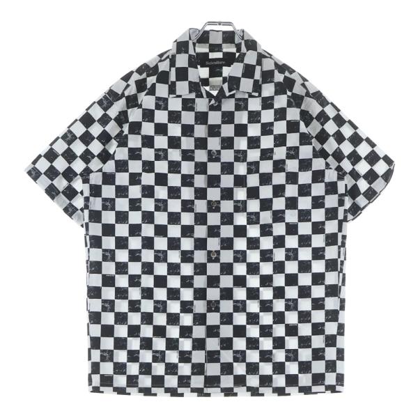 [商品番号]3026D050020[ブランド]SUBCULTURE（サブカルチャー）[モデル]Rayon Shirt レーヨンシャツ半袖シャツ ブラック/ホワイト SCSH-S2408[販売店舗]BRING オンラインショップ