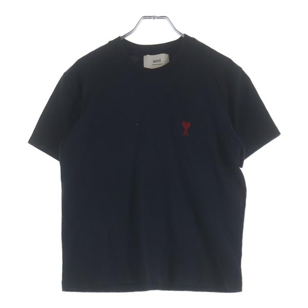 [商品番号]3026E100017[ブランド]ami paris（アミパリス）[モデル]ハートロゴ刺繍 半袖Tシャツ カットソー ブラック BFUTS035[販売店舗]BRING 渋谷店