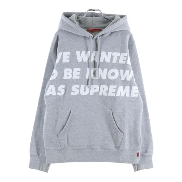 [商品番号]3026H260012[ブランド]SUPREME（シュプリーム）[モデル]20AW We Wanted To Be Know As Supreme ウィー ウォンテッド ノーズ アズ シュプリーム フーデッド スウェット パーカ...