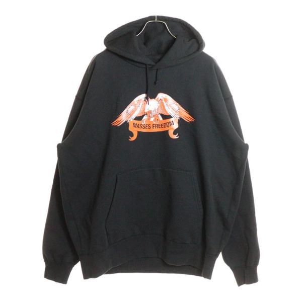 [商品番号]3125L270012[ブランド]MASSES（マシス）[モデル]24AW SWEAT HOODED FREEDOM WASH フリーダムウォッシュ プルオーバーパーカー フーディー ブラック[販売店舗]BRING渋谷ANNEX店