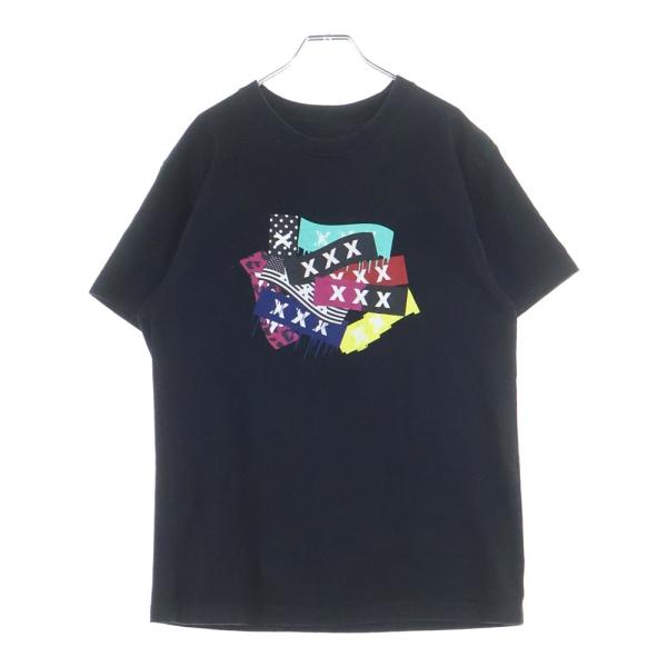 [商品番号]3126A150015[ブランド]GOD SELECTION XXX（ゴッドセレクショントリプルエックス）[モデル]Mulch Box Logo T-Shirts マルチボックスロゴTシャツ ロゴプリントクルーネック半袖Tシャツ...