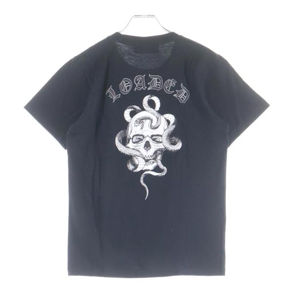[商品番号]3126B050003[ブランド]NO BRAND（ノーブランド）[モデル]LOADED ローデッド バック スカル プリント 半袖Tシャツ カットソー ブラック[販売店舗]BRING THRIFT CLOSET