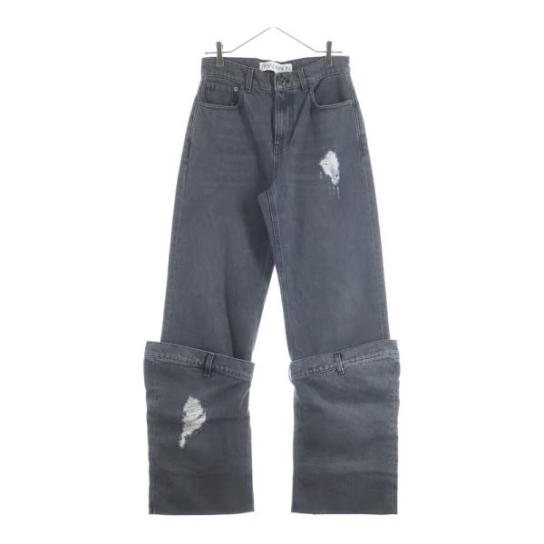 [商品番号]3126B210008[ブランド]J.W.ANDERSON（ジェー ダブリュー アンダーソン）[モデル]23SSバケットデニムパンツ ジーンズ ブラック DT0067PG1195929[販売店舗]BRING京都河原町店