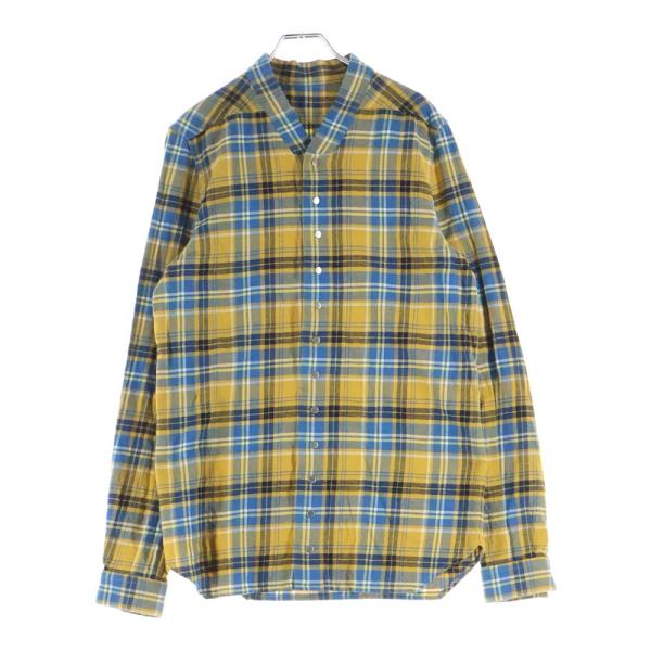 [商品番号]3126C140001[ブランド]Rick Owens（リックオウエンス）[モデル]21SS PHLEGETHON Snap Collar Faun Shirts プレゲトン期 スナップカラーファウンシャツ スナップボタンチェッ...
