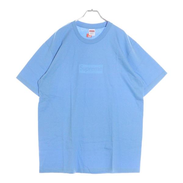 [商品番号]3225H220087[ブランド]SUPREME（シュプリーム）[モデル]23SS Tonal Box Logo Tee トーナル ボックスロゴ プリント クルーネック 半袖Tシャツ カットソー ライトブルー[販売店舗]BRIN...