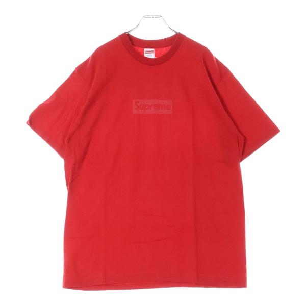 [商品番号]3225H220099[ブランド]SUPREME（シュプリーム）[モデル]23SS Tonal Box Logo Tee トーナル ボックスロゴ プリント クルーネック 半袖Tシャツ カットソー レッド[販売店舗]BRING T...
