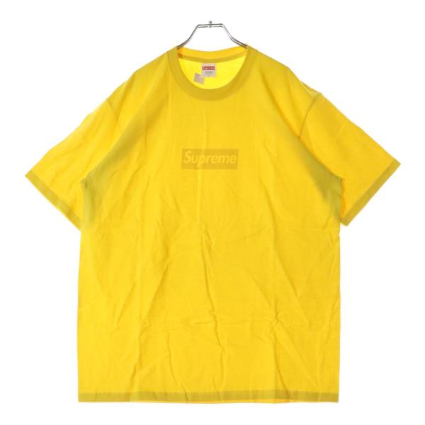 [商品番号]3225H220103[ブランド]SUPREME（シュプリーム）[モデル]23SS Tonal Box Logo Tee トーナル ボックスロゴ プリント クルーネック 半袖Tシャツ カットソー イエロー[販売店舗]BRING ...