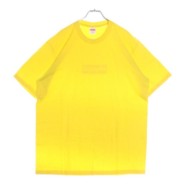 [商品番号]3225H220104[ブランド]SUPREME（シュプリーム）[モデル]23SS Tonal Box Logo Tee トーナル ボックスロゴ プリント クルーネック 半袖Tシャツ カットソー イエロー[販売店舗]BRING福...