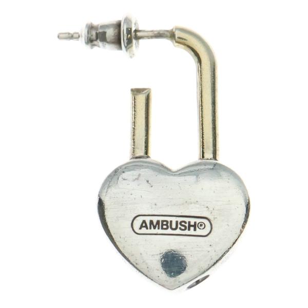 [商品番号]3225J040009[ブランド]AMBUSH（アンブッシュ）[モデル]SMALL HEART PADLOCK EARRING ピアス シルバー[販売店舗]BRING THRIFT CLOSET