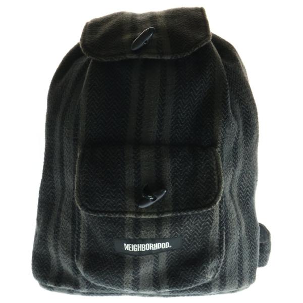 [商品番号]3225J110009[ブランド]NEIGHBORHOOD（ネイバーフッド）[モデル]CAPRI/C-LUGGAGE カプリ 総柄 コットン バッグパック ブラック 201TQNH-CG01[販売店舗]南千住倉庫
