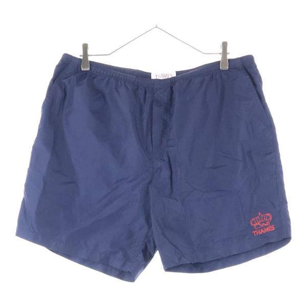[商品番号]3225K080016[ブランド]Thames（テムズ）[モデル]STAFF TRUNKS ロゴ刺繍 ポリエステル ハーフパンツ ウォーターショーツ ネイビー[販売店舗]BRING オンラインショップ