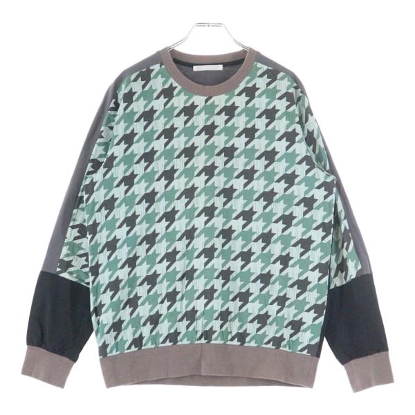 [商品番号]3225K150020[ブランド]DISCOVERED（ディスカバード）[モデル]千鳥格子 総柄 ナイロン コットン 切り返し 長袖Tシャツ マルチ DC-S15-CU-06[販売店舗]BRING オンラインショップ