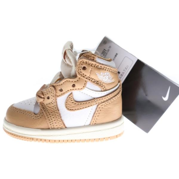 [商品番号]3225L140016[ブランド]NIKE（ナイキ）[モデル]TD Air Jordan 1 Retro High OG Praline エアジョーダン 1 レトロハイオージー プラリネ ハイカットスニーカー ベージュ US2C...