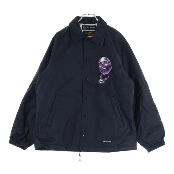 [商品番号]3225L300013[ブランド]WACKO MARIA（ワコマリア）[モデル]×56 TATTOO STUDIO EMBROIDERED COACH JACKET 56タトゥースタジオ スカル 刺繍 コーチジャケット ブラック...