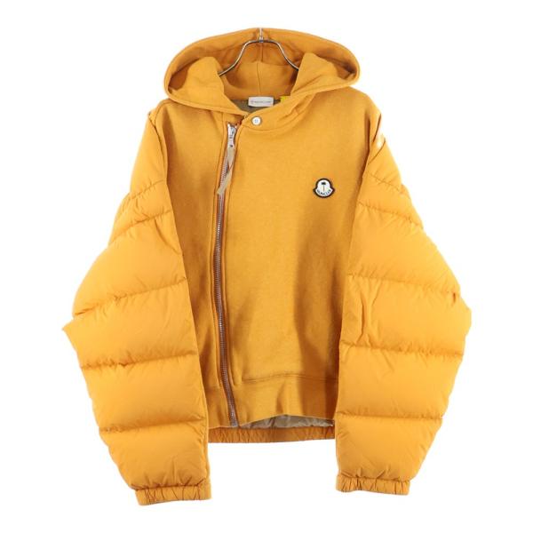 [商品番号]3226A200012[ブランド]MONCLER GENIUS（モンクレール ジーニアス）[モデル]21AW × Palm Angels DOWN HOODIE パーム エンジェルス ロゴワッペン バックプリント ダウンジャケッ...